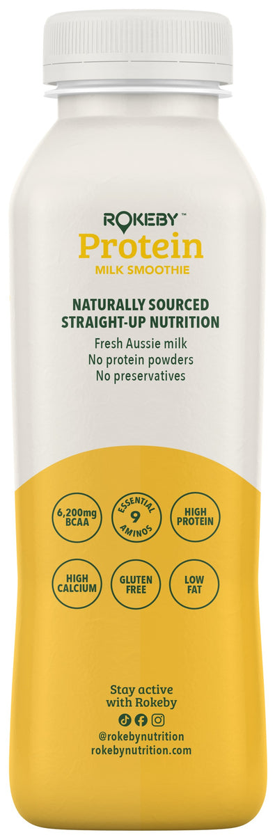 Rokeby Protein Smoothie Banana Honey + Cinnamon 425ML